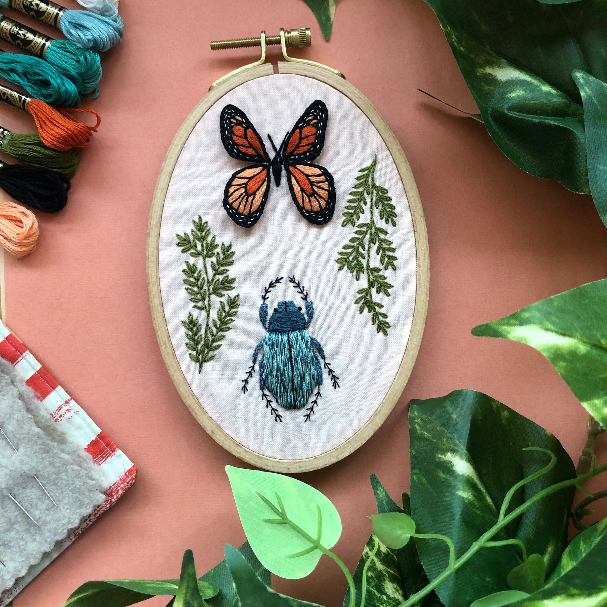 Bug Collector- 3D Insect Embroidery Kit for Advanced Stitchers